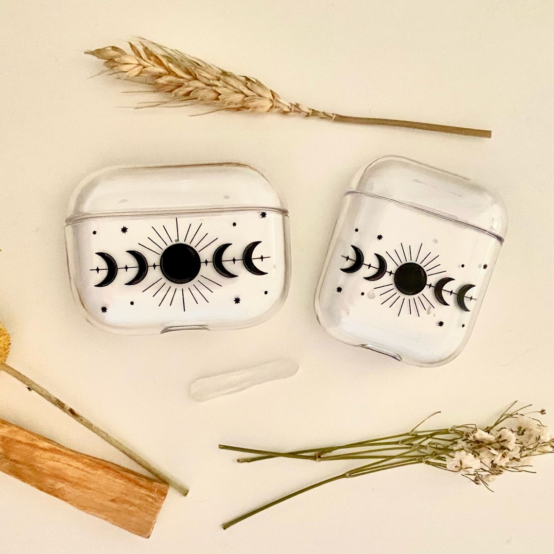 Moon Airpod Case Cute Moon Phases AirPods Pro Case Durable | Etsy