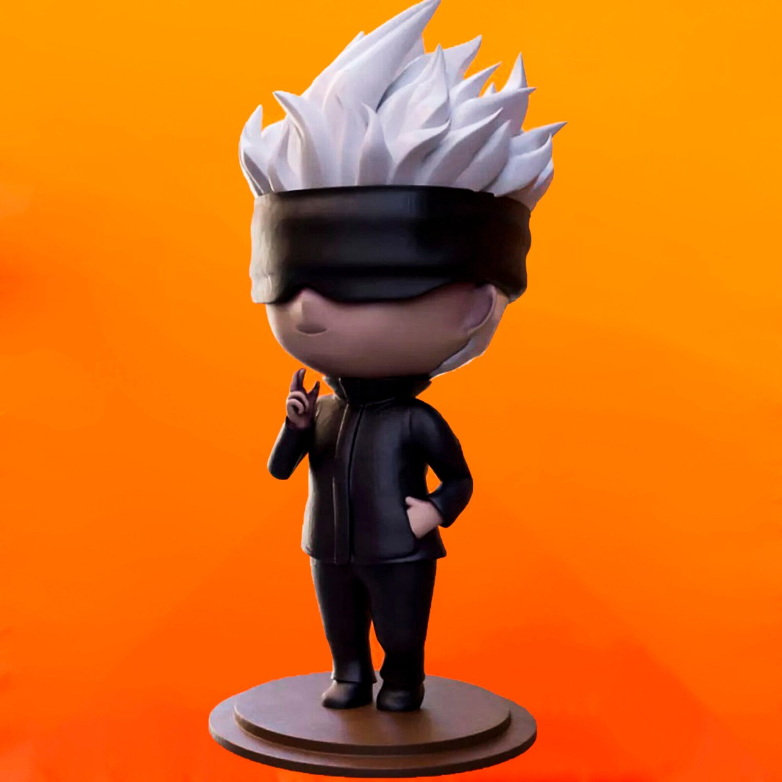 STL File Satoru Gojo 3D Model | Etsy