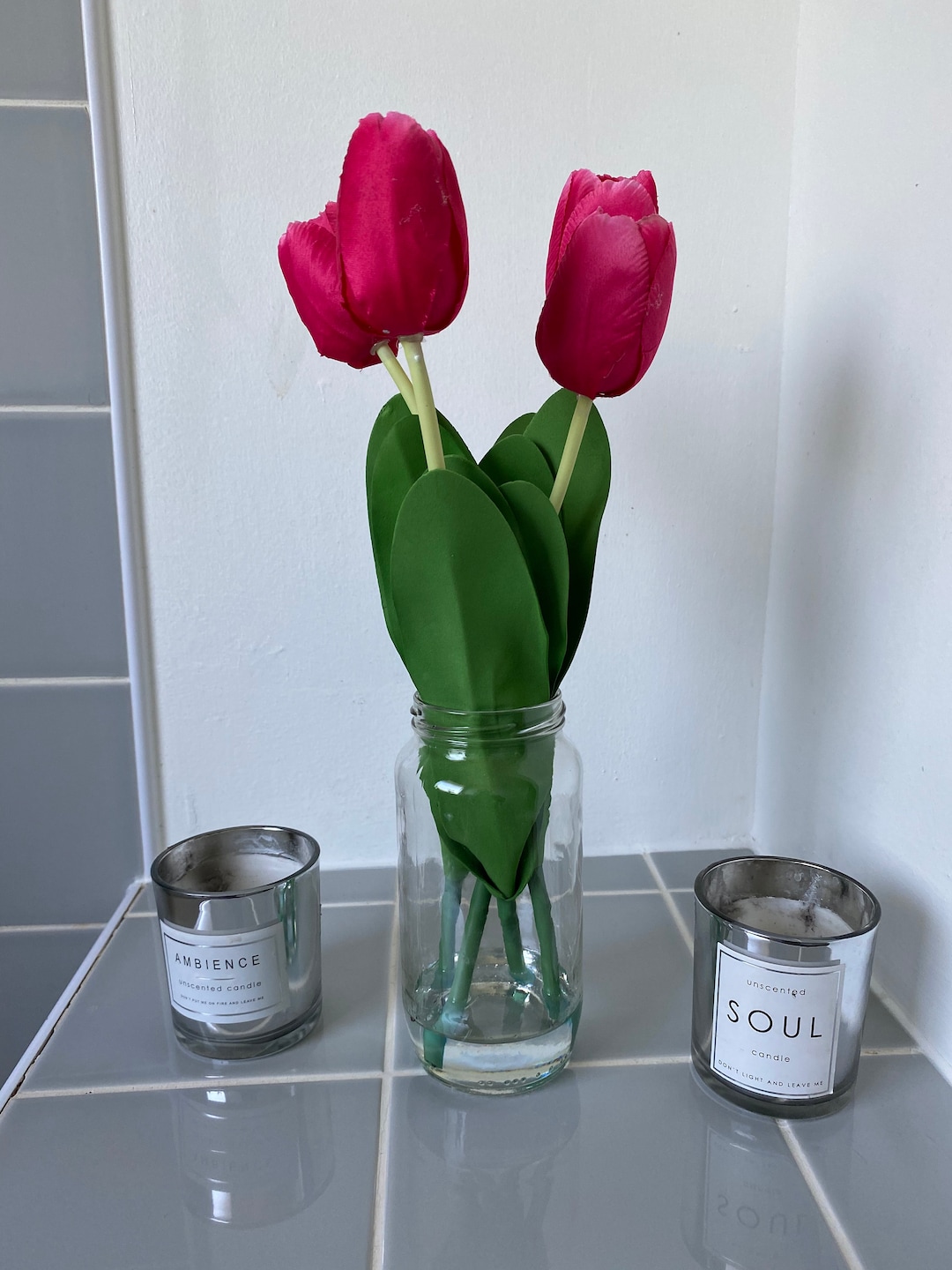 Pink Silk Tulips - Etsy