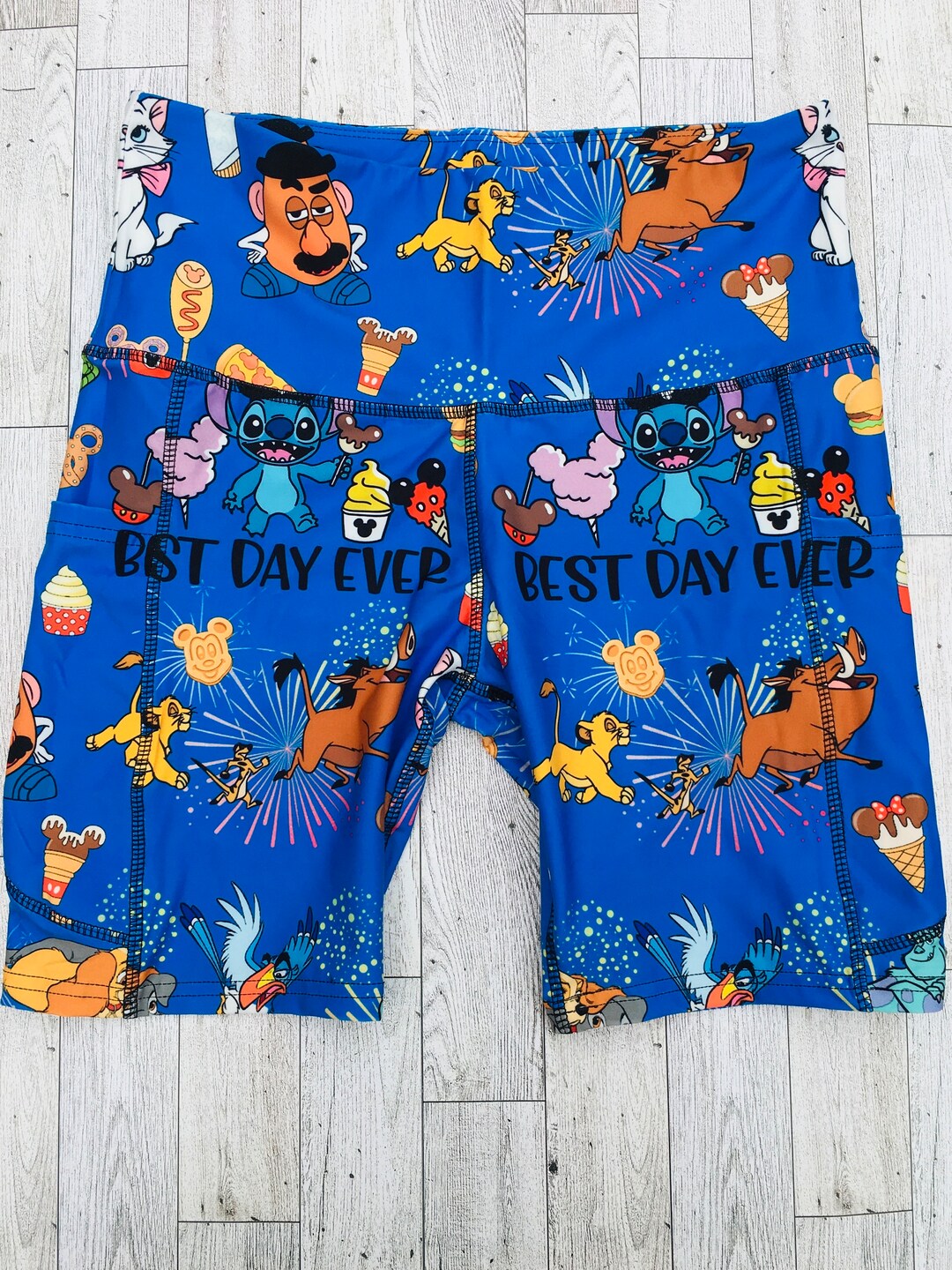Disneys Best Day Ever Bike Shorts - Etsy
