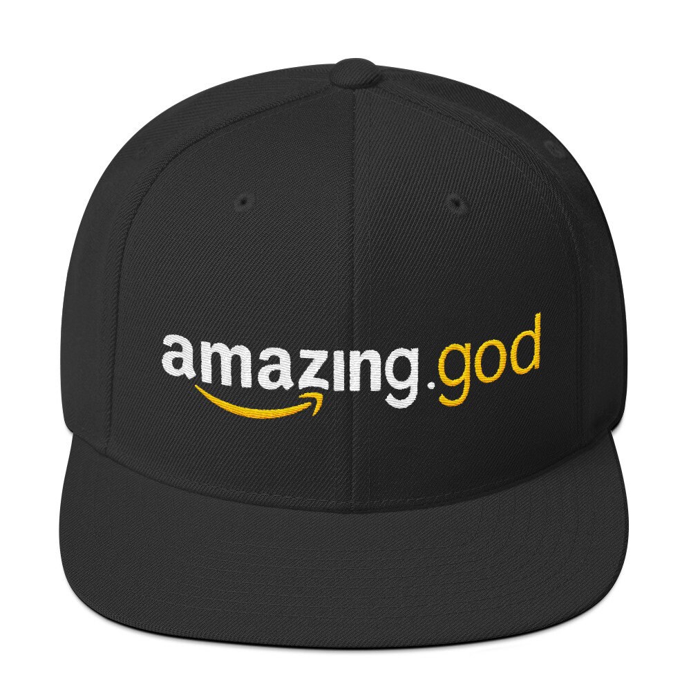 The Shirt Icon Amazing God Hat Funny Christian Parody Snapback Hat - Etsy