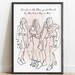 Best Friend Gift, Photo Drawing,best Friend Print,bestie Gifts ...
