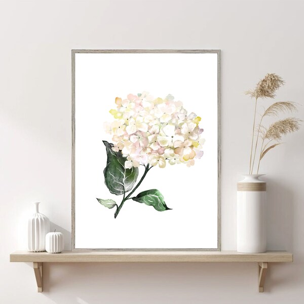 Hydrangea Print - Etsy