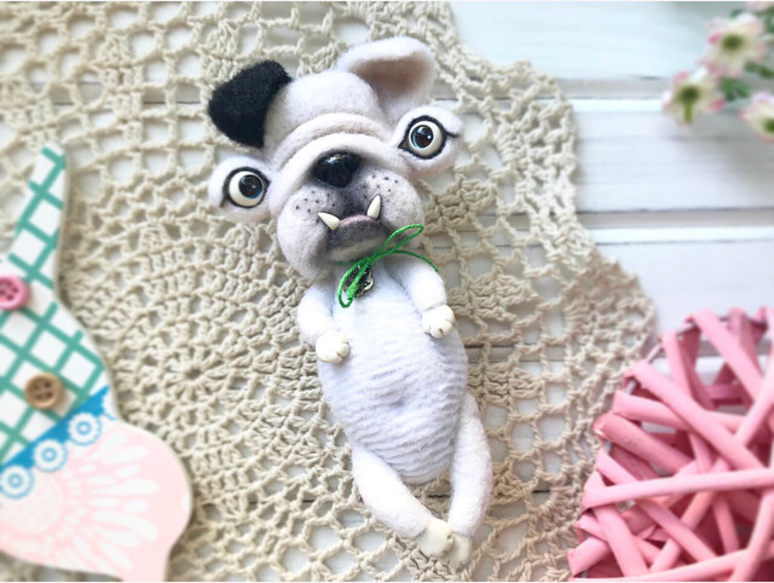 American bulldog Dog teddy bear Little dogs Furry friends | Etsy