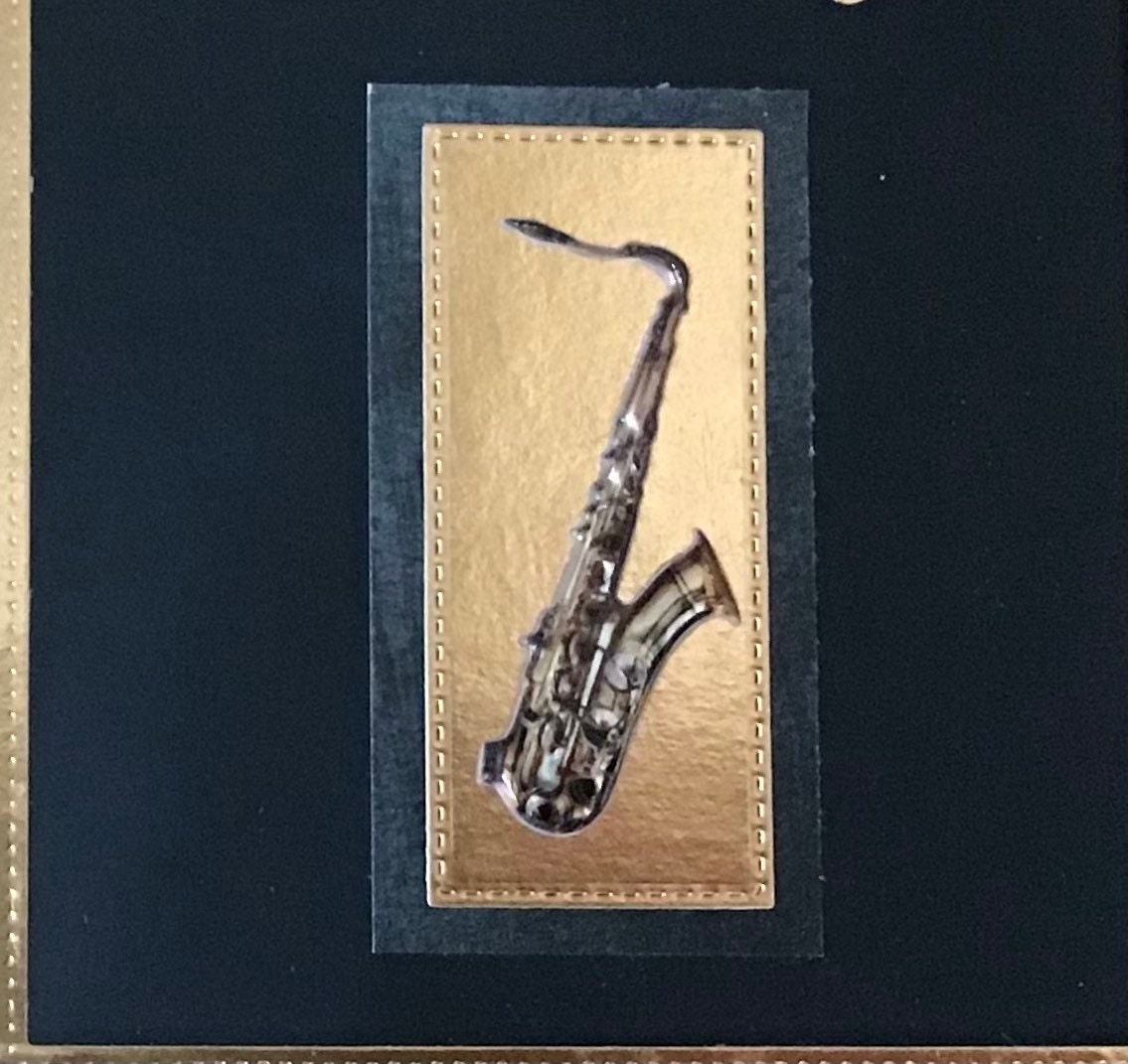 Saxophone Birthday Card Sax Player Greeting Card Jazz or - Etsy