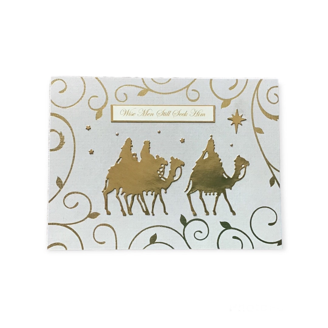 Three Kings Christmas Card, Wise Men Still Seek Him, Magi Greeting Card ...