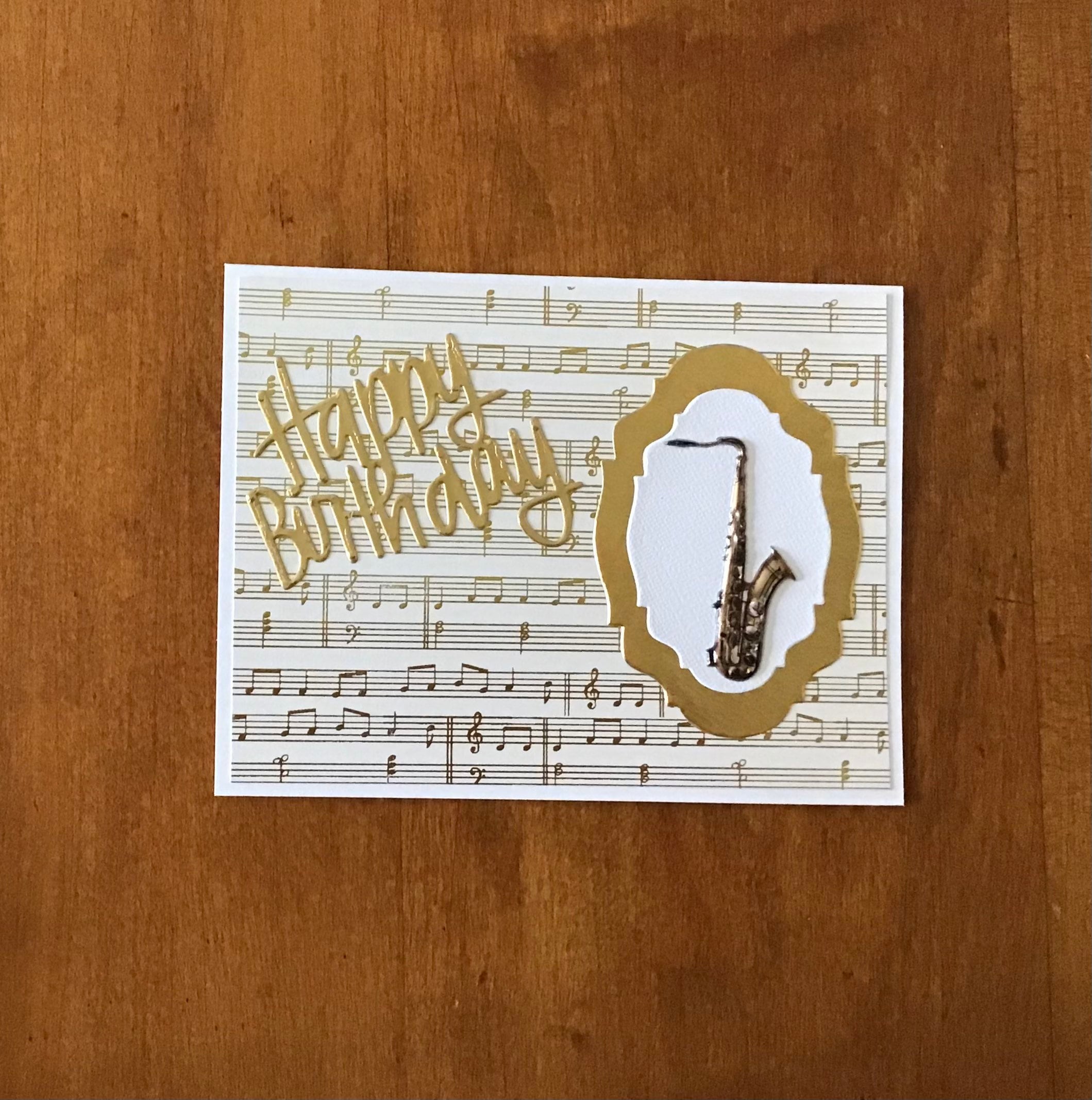 Saxophone Birthday Card Sax Player Greeting Card Jazz or - Etsy