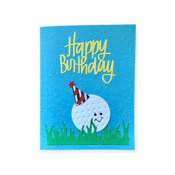 Handmade Golf Card - Etsy