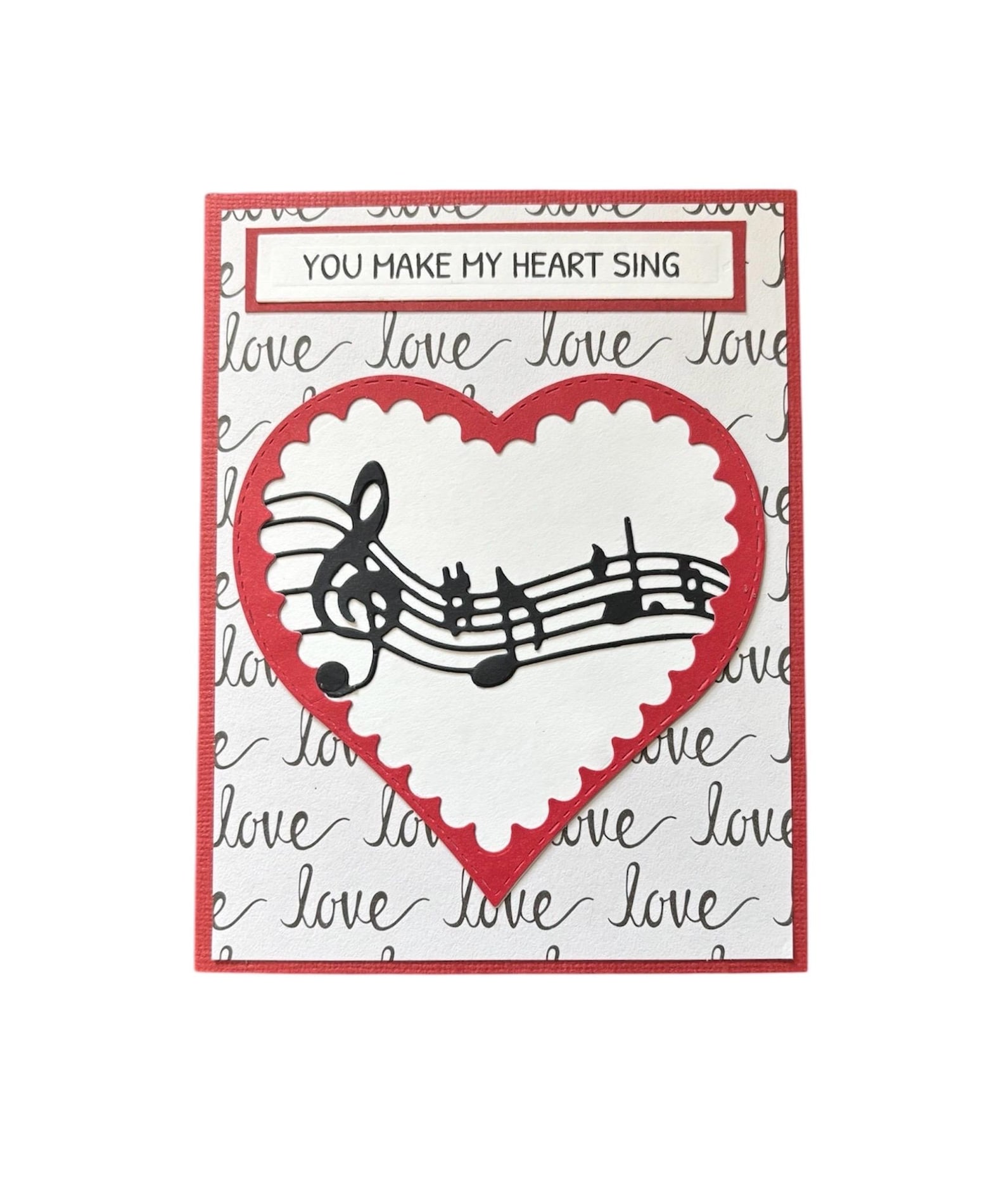 Valentine Card for Musician or Singer, Greeting for Girlfriend ...