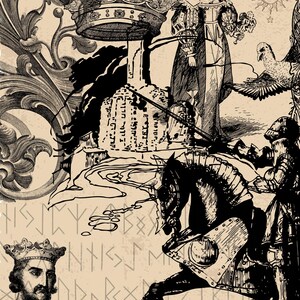 Medieval Wall Art Pack of 5 - Digital Download - Etsy