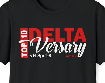 It's My Deltaversary T-shirt , Personalized Shirt, Delta Tee, Unisex ...