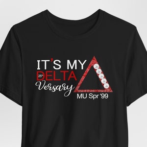 It's My Deltaversary T-shirt , Personalized Shirt, Delta Tee, Unisex ...