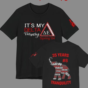 It's My Deltaversary T-shirt , Personalized Shirt, Delta Tee, Unisex ...