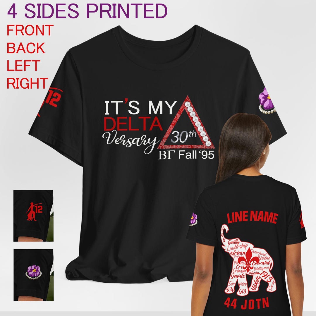 Personalized Deltaversary T-shirt, Greek Letters Tee - Etsy