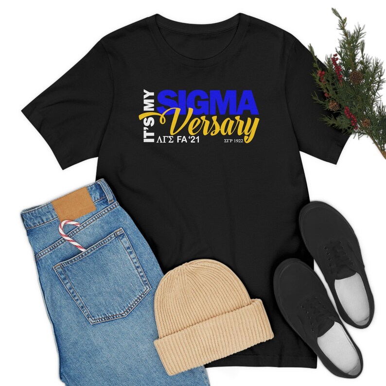 It's My Sigmaversary T-shirt Sigma Gamma Rho Personalized - Etsy