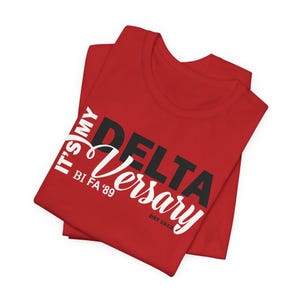 It's My Deltaversary T-shirt , Personalized Shirt, Delta Tee, Unisex ...