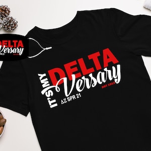 It's My Deltaversary T-shirt , Personalized Shirt, Delta Tee, Unisex ...