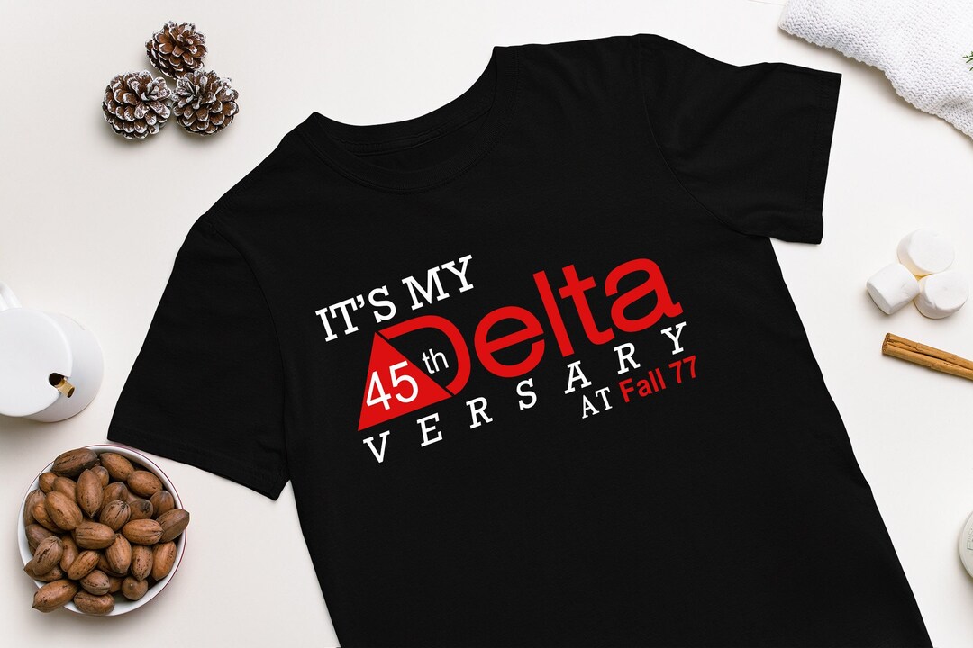 It's My Deltaversary T-shirt , Personalized Shirt, Delta Tee, Unisex ...