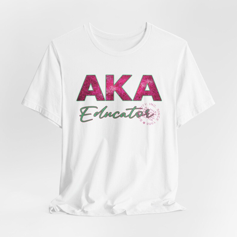 AKA Educator Png, Pink and Green, Custom Design (instant Download) - Etsy