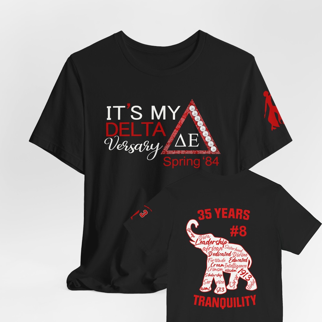 It's My Deltaversary T-shirt , Personalized Shirt, Delta Tee, Unisex ...