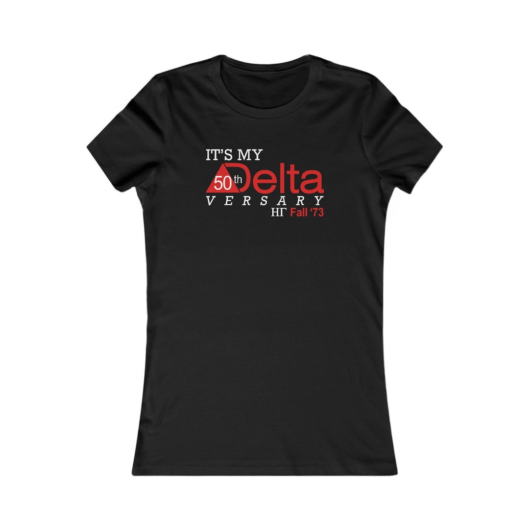 It's My Deltaversary T-shirt , Personalized Dst Shirt, Delta Shirt Slim ...