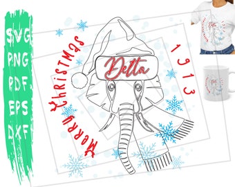 Delta Sigma Theta SVG Digital File DST DRIP - Etsy
