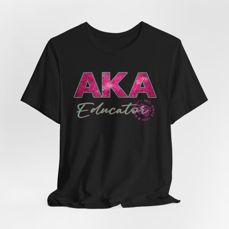 AKA Educator Png, Pink and Green, Custom Design (instant Download) - Etsy