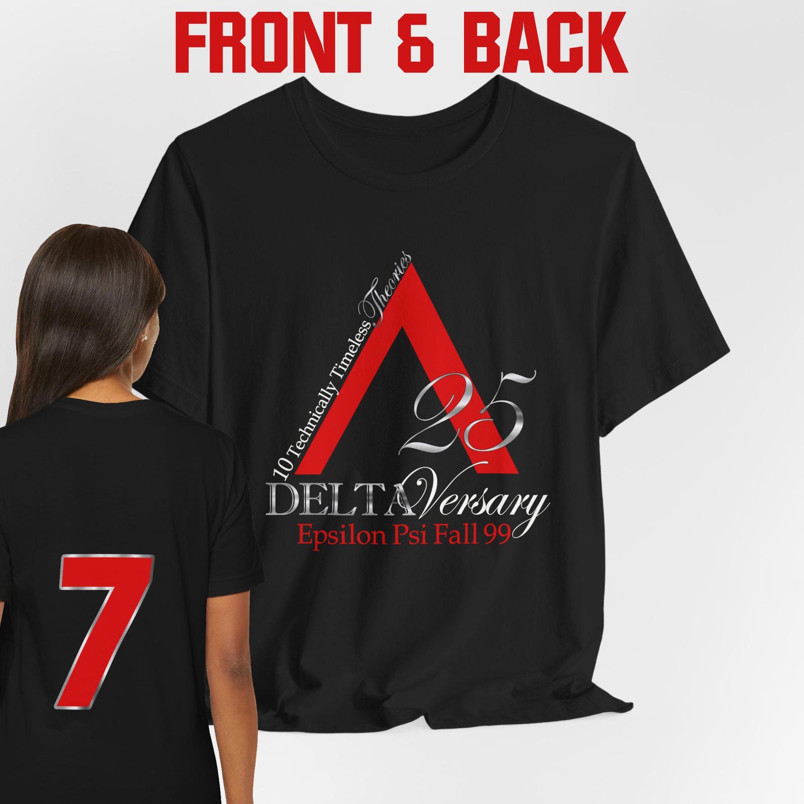 Deltaversary T-shirt, Personalized Jersey Tee - Etsy