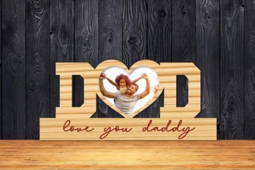 Happy Father’s Day Sign With Picture. - Etsy