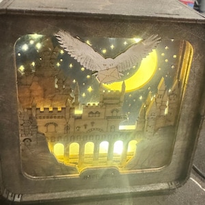 DIY Harry Themed 3D Night Light Kit - Etsy