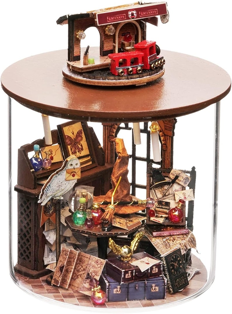 DIY Hut Toys Mini Harry Magic Little House Gift Building - Etsy