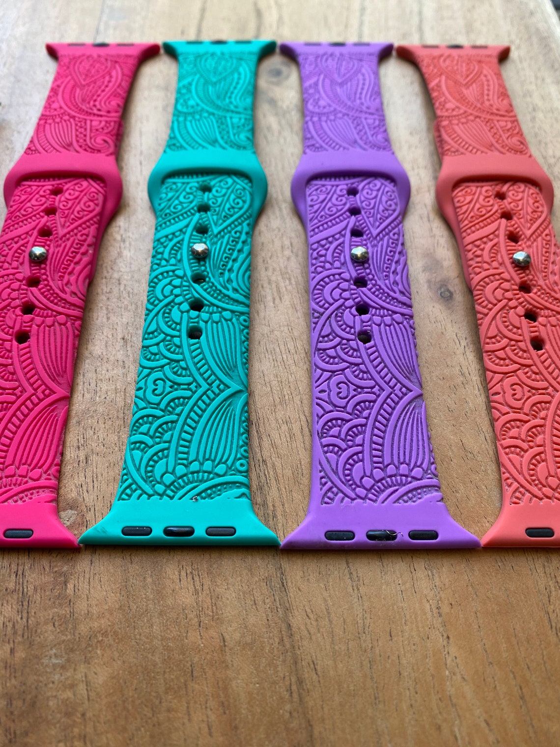 Henna Watch Band Design SVG Digital File laser Engraving - Etsy