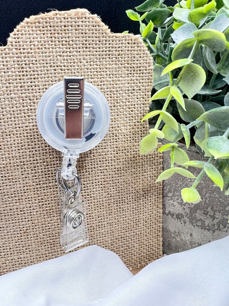 Trust the Process Badge Reel Topper W/alligator Clip or Belt Clip Badge ...