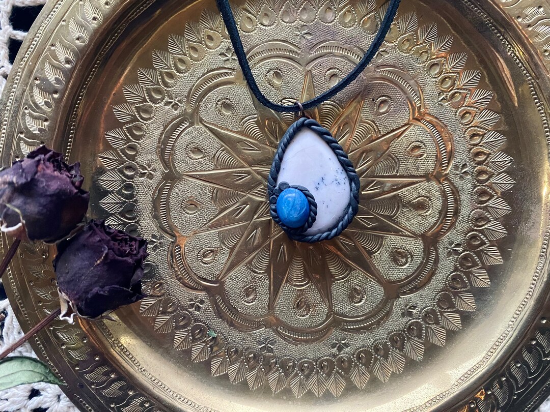 Oracle’s Eye // Polymer Clay + Crystal Pendant - Etsy
