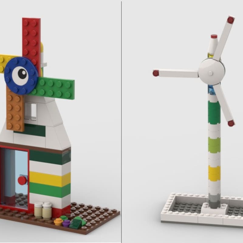 Toy Windmill - Etsy