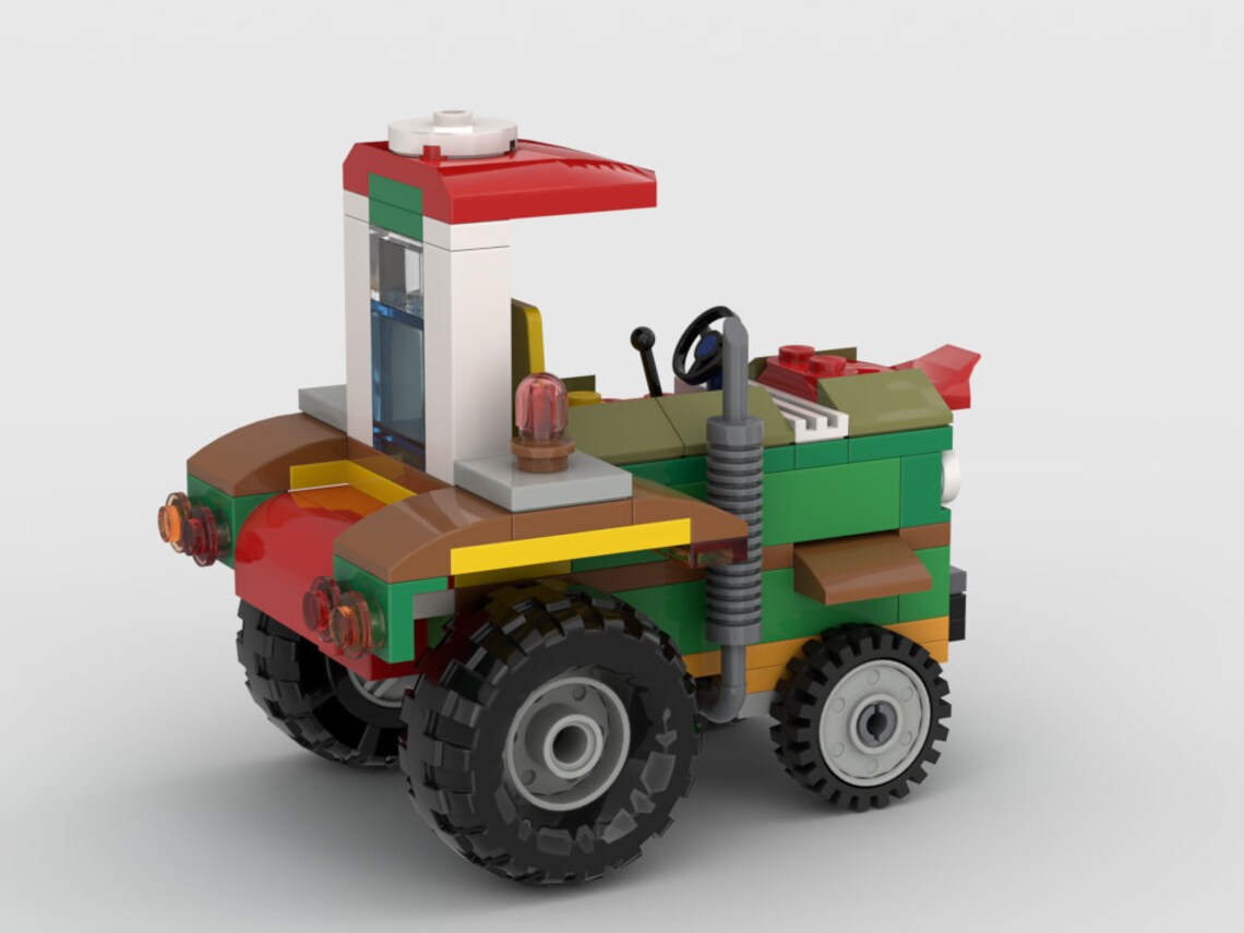 Tractor - Building Instructions PDF -digital Download - Bricks - Cute ...