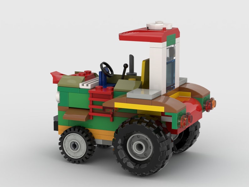 Tractor - Building Instructions PDF -digital Download - Bricks - Cute ...