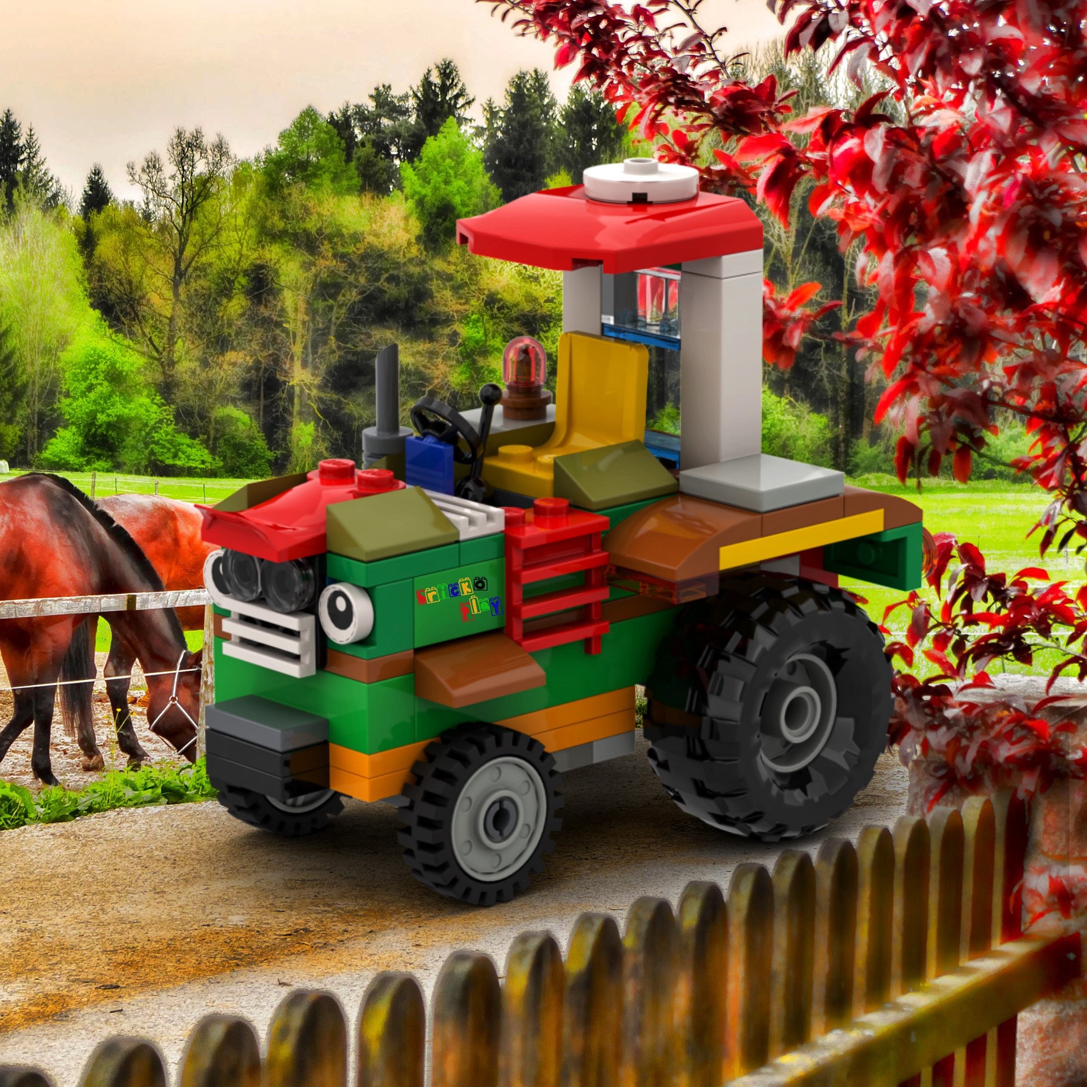 Tractor - Building Instructions PDF -digital Download - Bricks - Cute ...