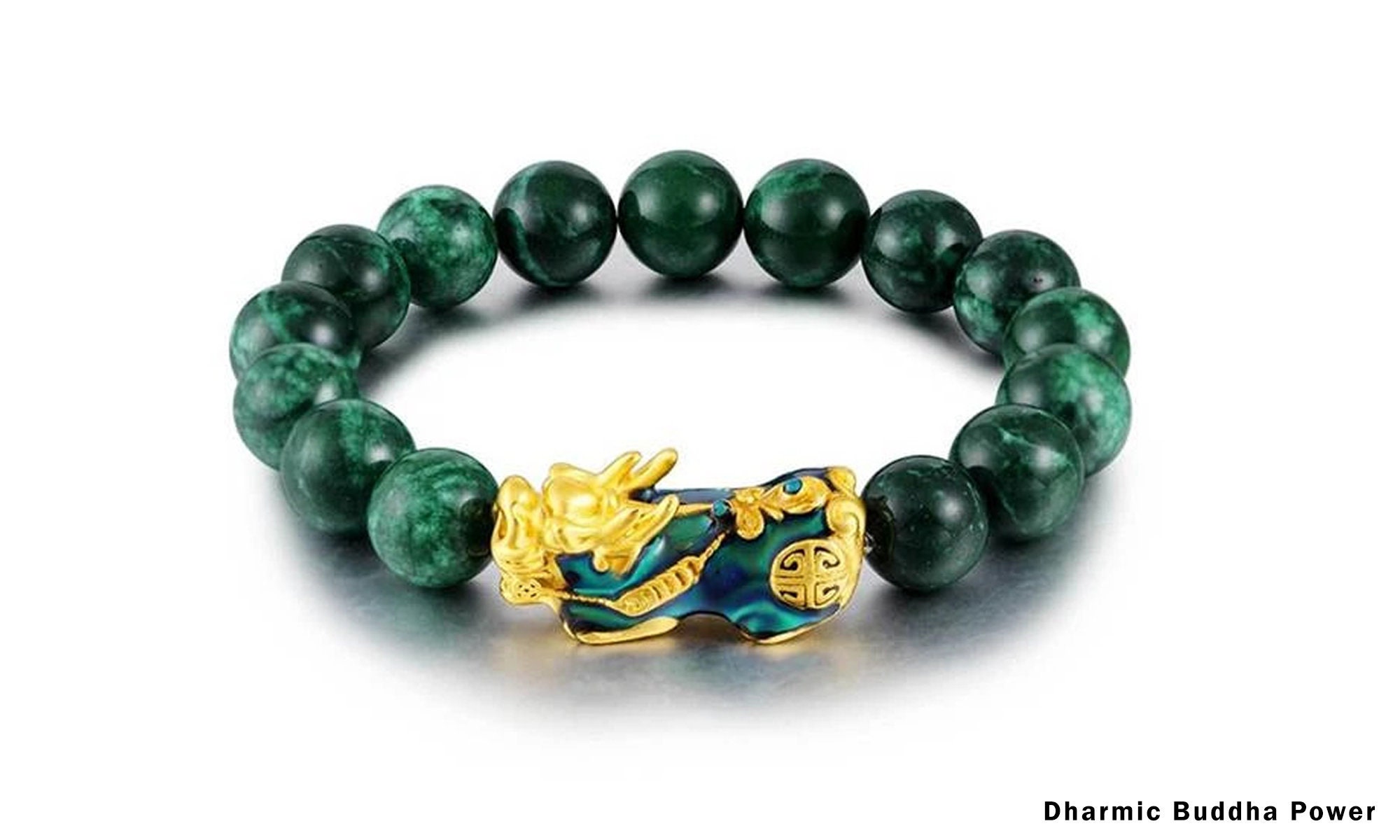Natural Handcrafted Harmonious Jade Feng Shui Bracelet - Etsy