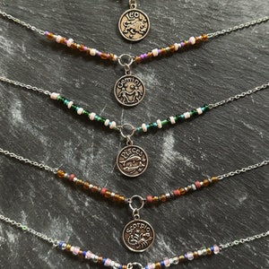 Zodiac Signs Chain Necklace - Etsy
