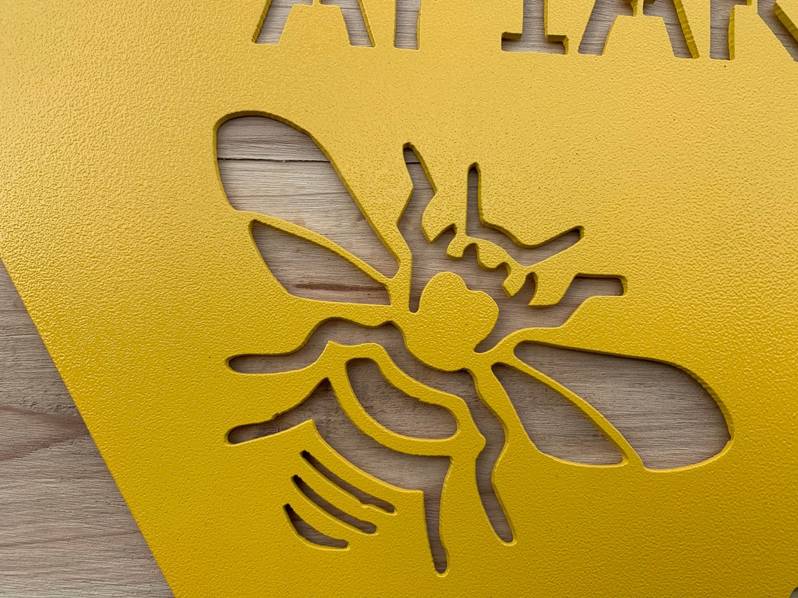 Personalized Beehive Apiary Sign - Etsy