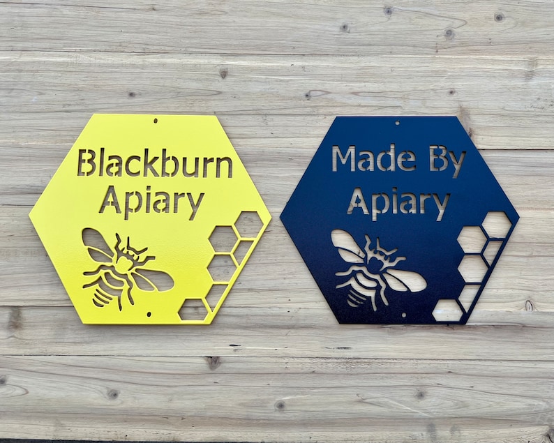 Personalized Beehive Apiary Sign - Etsy
