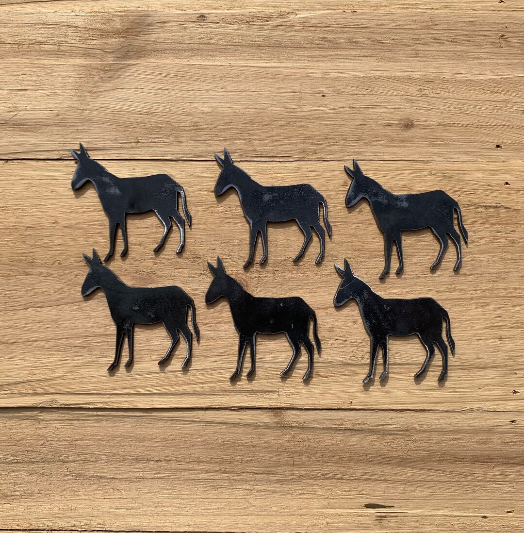 6 Mule Donkey | Jackass Shapes | Mule for Crafts and Decorations ...