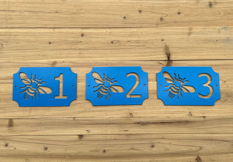 Beehive Number Markers | Beehive Accessories | Beehive Decorations - Etsy