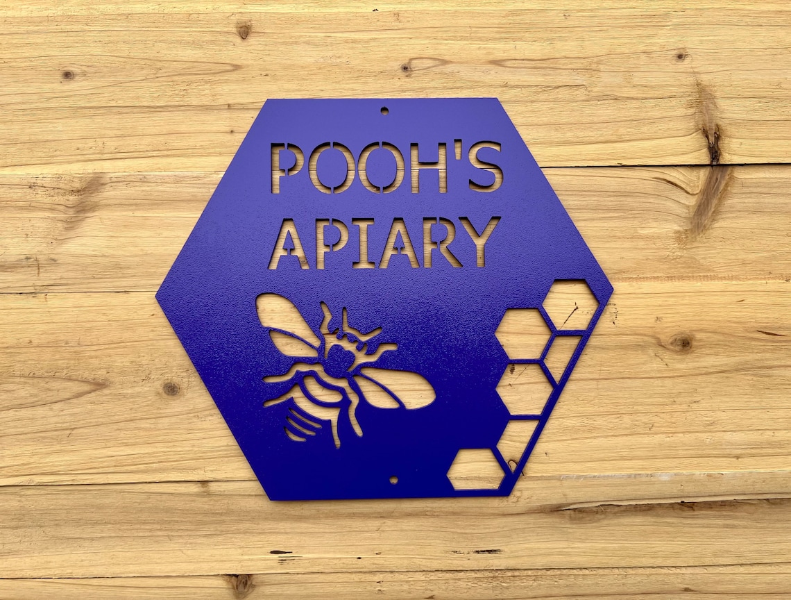 Personalized Beehive Apiary Sign - Etsy