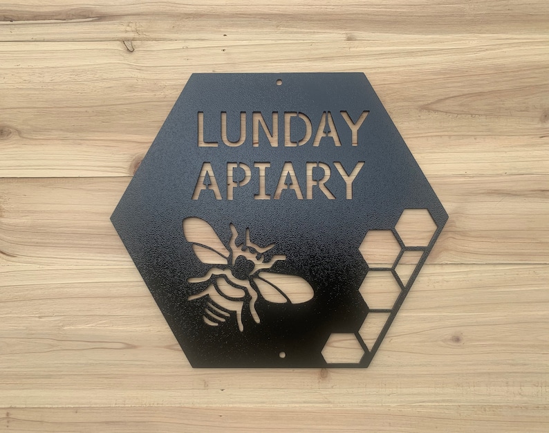 Personalized Beehive Apiary Sign - Etsy