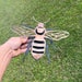 Metal Bee Art Metal Bee Sculpture Honey Bee Decoration Honey Bee Wall ...