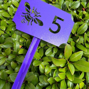 Beehive Number Markers Sign| Beehive Number Stake | Beehive Decoration ...
