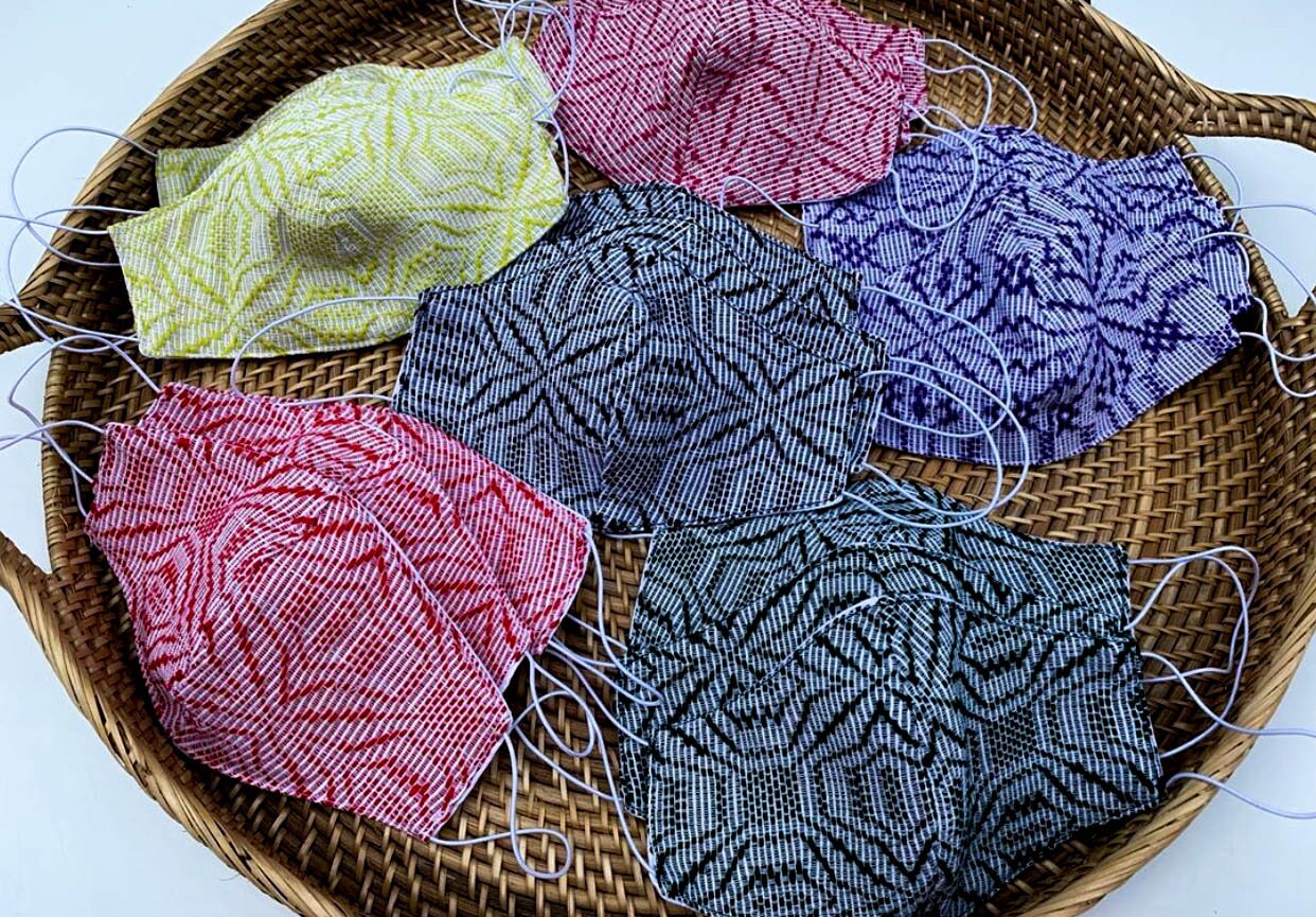 Ilocos Inabel Mask Handwoven Philippines | Etsy