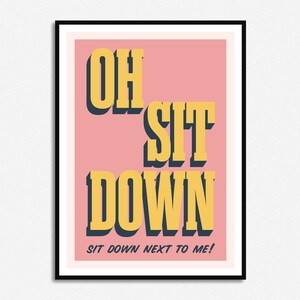 James - Sit Down Inspired Lyrics Print | Music Print | Alcohol | A5 A4 ...